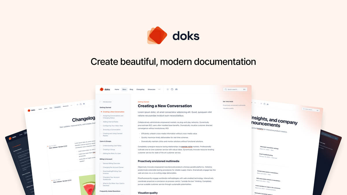 Doks theme documentation